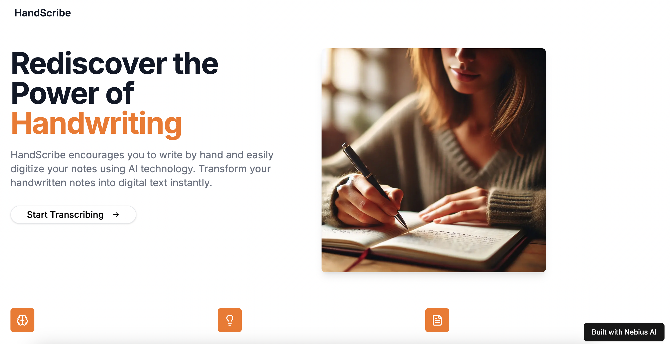HandScribe - Digitize Your Handwritten Notes